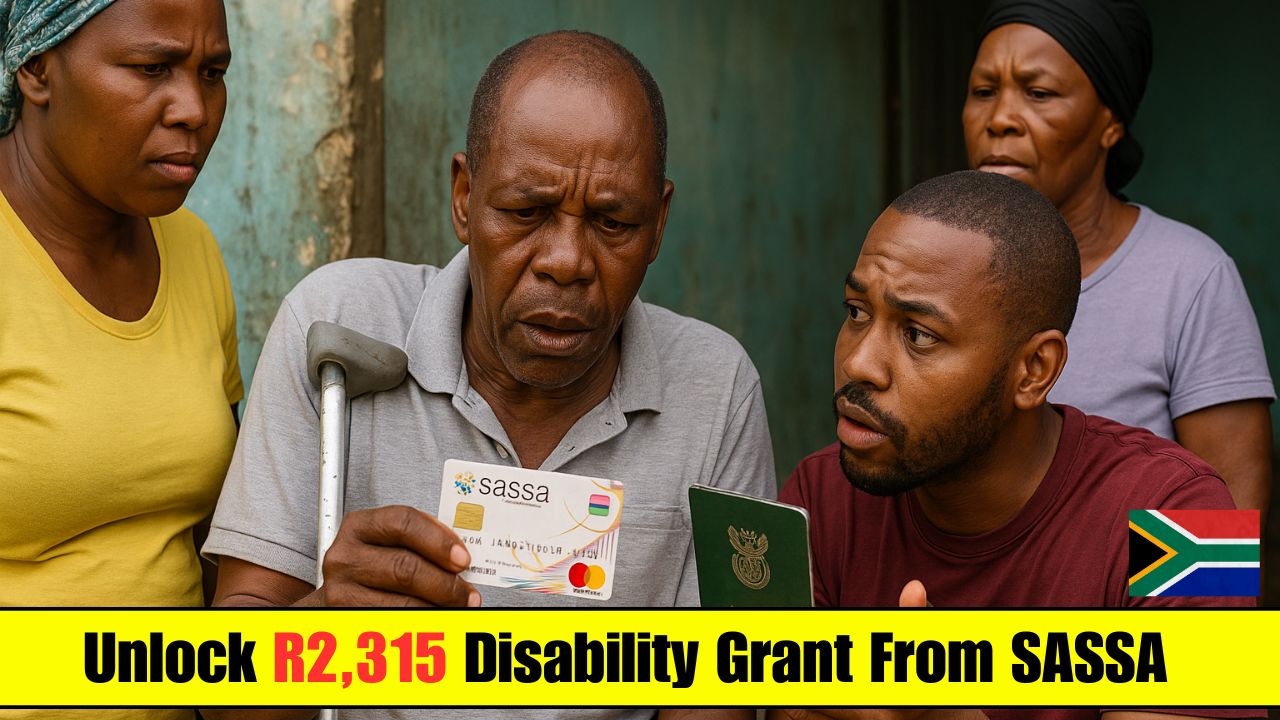 Unlock Your R2,315 SASSA Disability Grant: Avoid These Critical ID ...